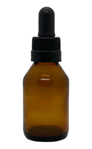 ByF Deco Glass Dropper Bottle with Pipette 30cc Amber Pack of 10