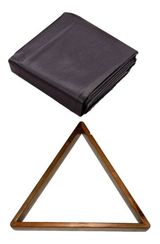 Tacolândia Official Cover for Snooker Table 2.80x1.52m + Wooden Triangle