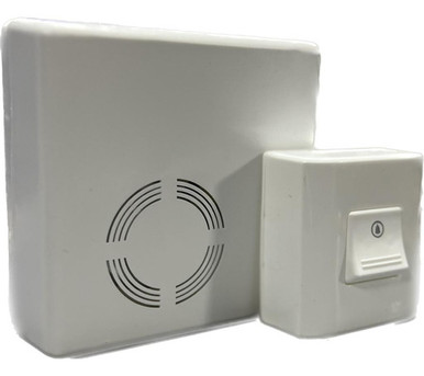 Doorbell Square Bell with Push Button 10x10 220V 12V