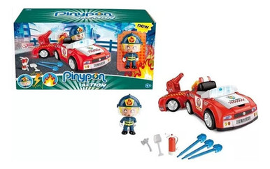 Pinypon Fire Truck with Figure and Accessories 14610