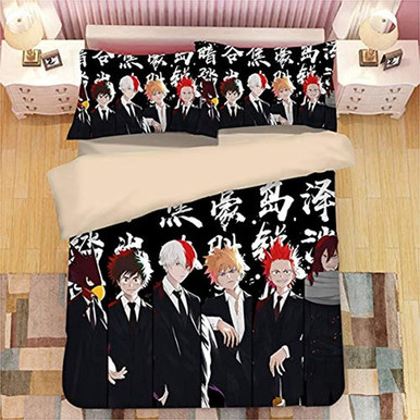 DHSPKN Anime 3-Piece Bakugou Bedding Set