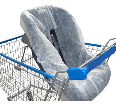 Aradesc 100 Disposable Tnt Protectors for Supermarket Trolleys and Baby ...