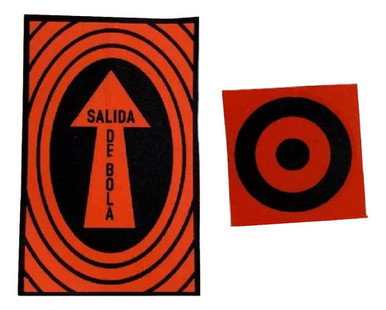 Silboreventos Sticker Salida Bola Blanca Y Bola Negra Para Pool