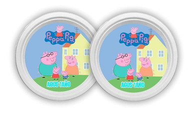 Peppa Pig Plates Pack of 10 Personalized 21x2cm Large