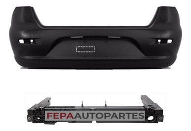 Fiat Siena 12/18 Fase 4 Iv Attractive Rear Bumper