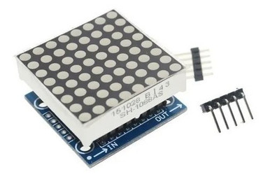 Generic LED Matrix Module 8x8 with MAX7219 - 3mm LEDs