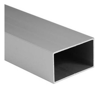 LIT ALUMINIO Tubo Rectangular Aluminio 40x20x1,5 Mm Tira 3 Mts