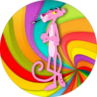 Pantera Rosa Multicolor Slipmat Soft Foam Mat