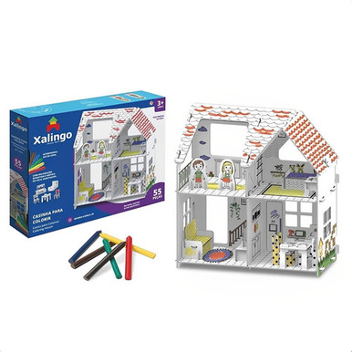 Xalingo 3D Coloring Playset House Toy