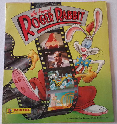 Panini Walt Disney Roger Rabbit Complete Sticker Album