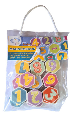 Tiju Numbers Magnetic Foam Numbers 27 Pcs 3 Cm Each