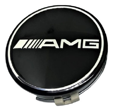 Mercedes Benz AMG Wheel Center Black 75mm Orig. 66470200