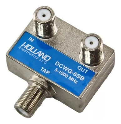 Holland Derivador Splitter Tap 6db for HD TV and Internet