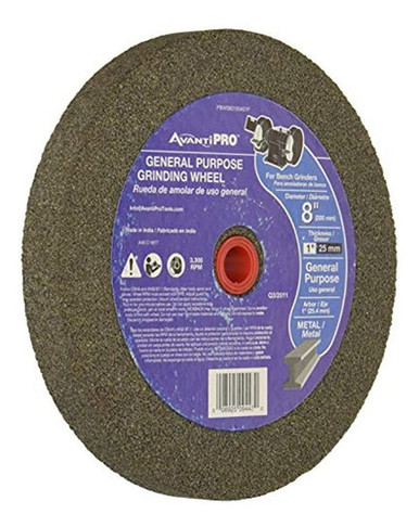 Avanti Pro 80 X 1 X 1 Inch Bench Grinding Wheel