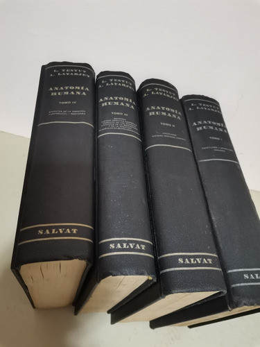 Salvat Editorial Tratado De Anatomía Humana-Testut Latarjet (4 Tomos)