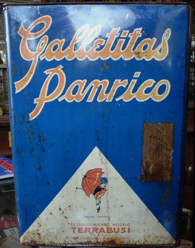 Terrabusi Antigua Lata Galletitas Panrico