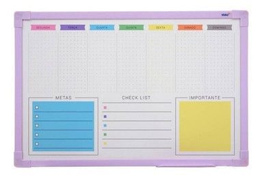 Stalo Decorative Weekly Planning Board 60x40 Cm Memo Board