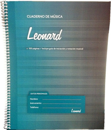 Leonard A4 Pentagram Notebook with Spiral Binding - 50 Sheets