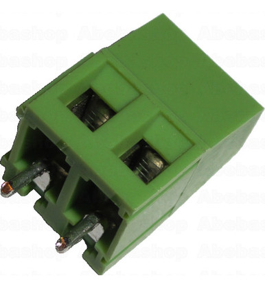 Abebashop Bornera 2x1 10Amp Terminal Connector Screw Poles Pins PCB