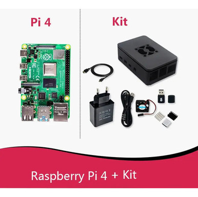 Labists Raspberry Pi 4B 4GB, Case, Fan, Transformer, and HDMI Cable