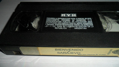 AVH Warner Vhs Bienvenido A Sarajevo