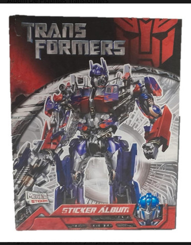 Topps Transformers Sticker Album With All Stickers Included