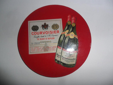 Courvoisier Cognac Geisweller Bottle Cork Label