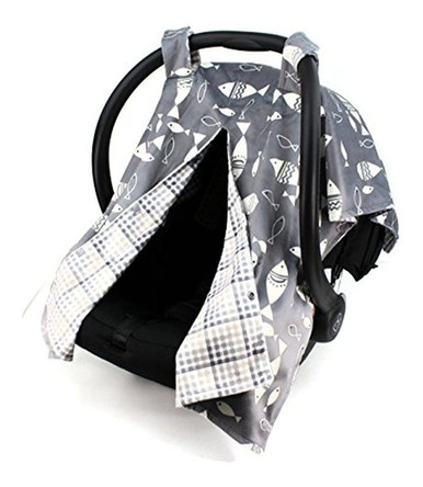 Dear Baby Gear Deluxe Reversible Car Seat Canopy