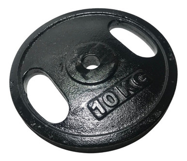 Brest 10kg Cast Iron Weight Disc 30mm with Premium Grips