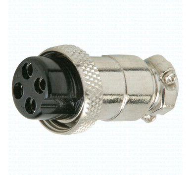 Generic Female Connector 4 Pins Metal Cable
