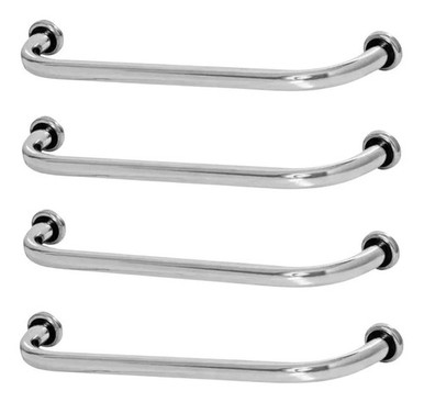 Dna Metais 60Cm Aluminum Support Bar Kit for Seniors Bathroom