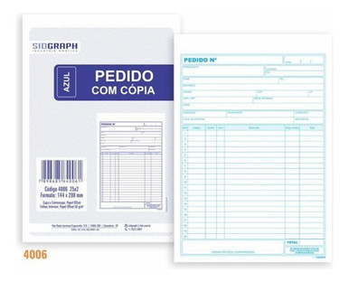 Sidgraph 20 Order Forms with Copy 25x2 - 4006