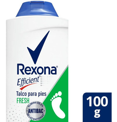 Rexona Efficient Fresh Antibacterial Foot Talc 100g