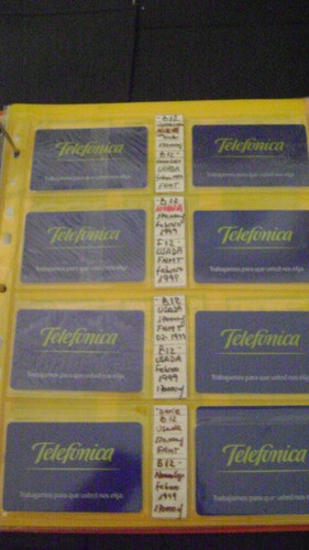 Telefonica Collectible Phone Card Series B.12 – New Logo