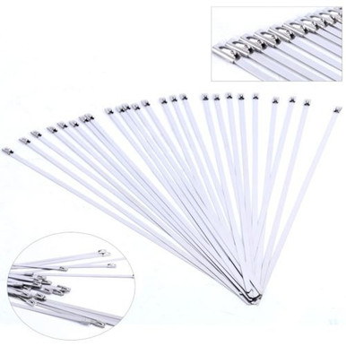 Se 50 Pack Stainless Steel 304 Self-Locking Ball Locks