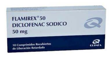 Flamirex 50 Mg X 10 Comprimidos