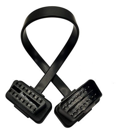 JDM OBD2 16 Pin Extension Cable Scanner 25 cm Male Female