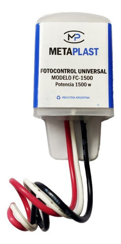Metaplast Fotocontrol Fotocelula Universal 3 Cables 1500w