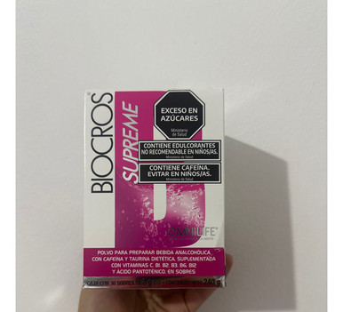 Biocros Supreme Box of 30 Sachets 405g Energy Complex B