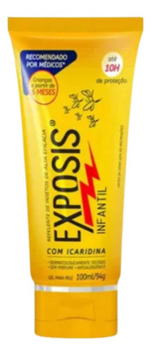Exposis Kids Anti-Mosquito Gel Without Fragrance 100ml