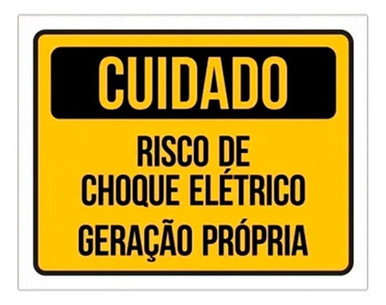 High Impact Styrene Sign Kit 10 Electric Shock Hazard Signs