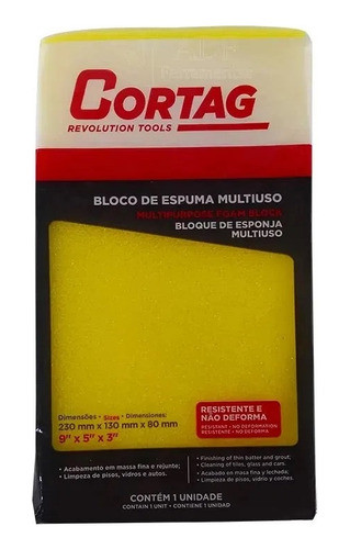 Cortag 10 Unit Multi-Purpose Yellow Foam Blocks
