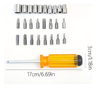 Generic Cricket 28-Piece Screwdriver Set