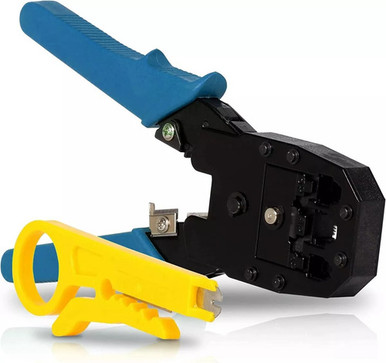 Crimpar Manutenção Multiuso Crimping Tool RJ45/RJ12/RJ11 with Cable ...