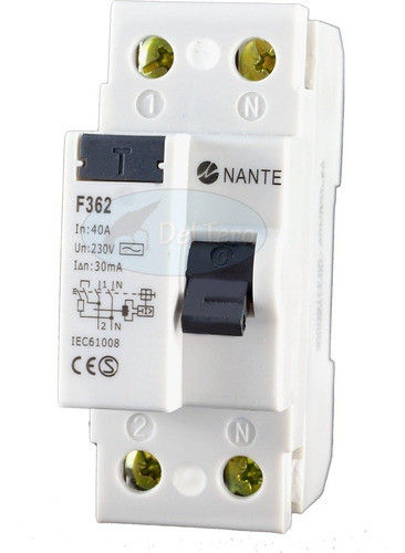 NANTE Differential Switch / Circuit Breaker 40 Amp