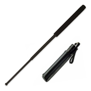 Tiendaelglobo Expandable Steel Tonfa Baton for Personal Defense + Case