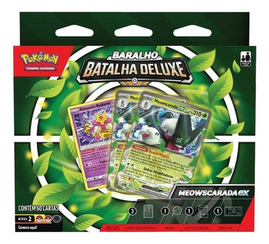 Copag Pokémon Cards Box Meowscarada Deluxe Battle Deck