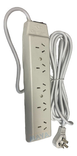 Cambre Power Strip with Switch, 5 Outlets and 3 Mts Cable