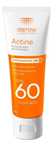 Darrow Actine Protetor Solar FPS60 com 40g