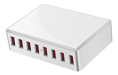 Lezaya Fast Charging USB Hub with 8 Ports and 40W Power